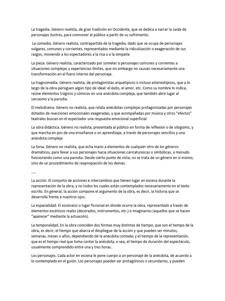La Tragedia | PDF