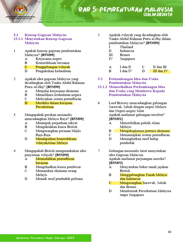 2023 Modul PERMATA T5 BAB 5 | PDF