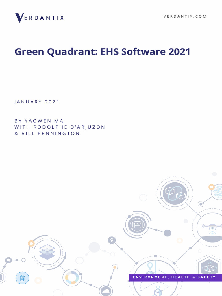 Verdantix Green Quadrant EHS Software 2024 | PDF | Mergers And Acquisitions | Reliability ...