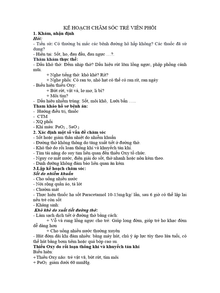 Khcs Benh Thuong Gap | PDF