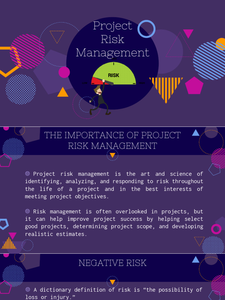 Project Risk Management | PDF | Risk | Risk Management