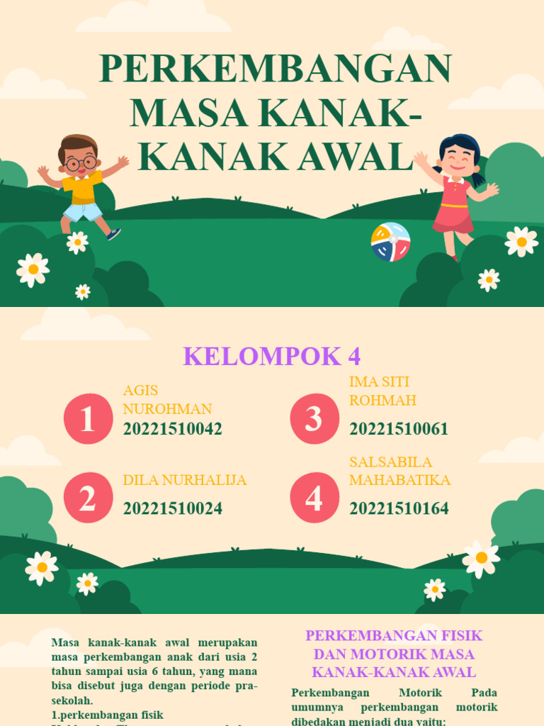 Kel-4 Perkembangan Masa Kanak-Kanak Awal-Ppd | PDF