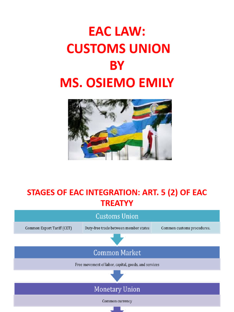 Eac - Customs Union Class | PDF | Tariff | Customs