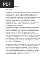 Sujata Bhatt's "A Different History" Analysis | PDF
