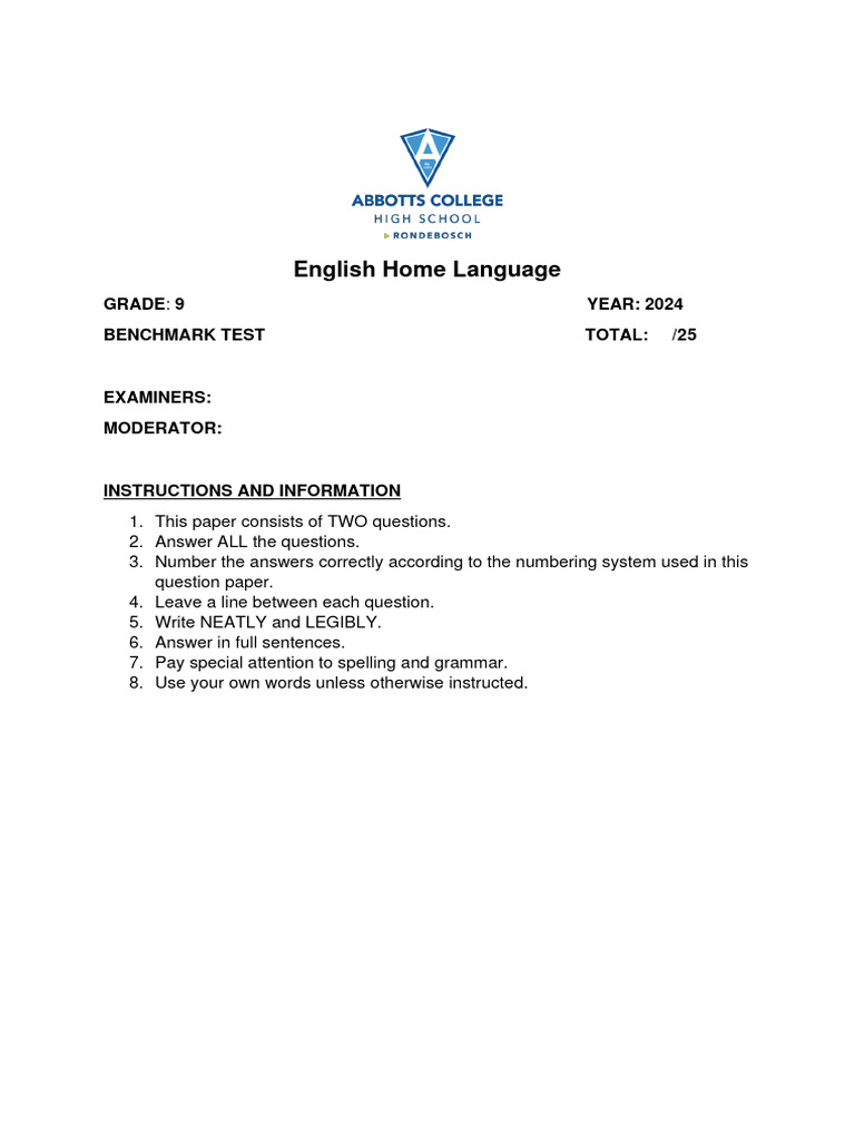ENG - Benchmark Comp and MEMO Gr9 | PDF | Vandalism | Graffiti ENG - Benchmark Comp and MEMO Gr9 | PDF | Vandalism | Graffiti