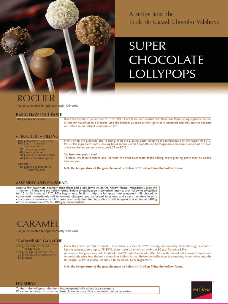 Chocolate -lollipop | PDF | Chocolate | Types Of Chocolate
