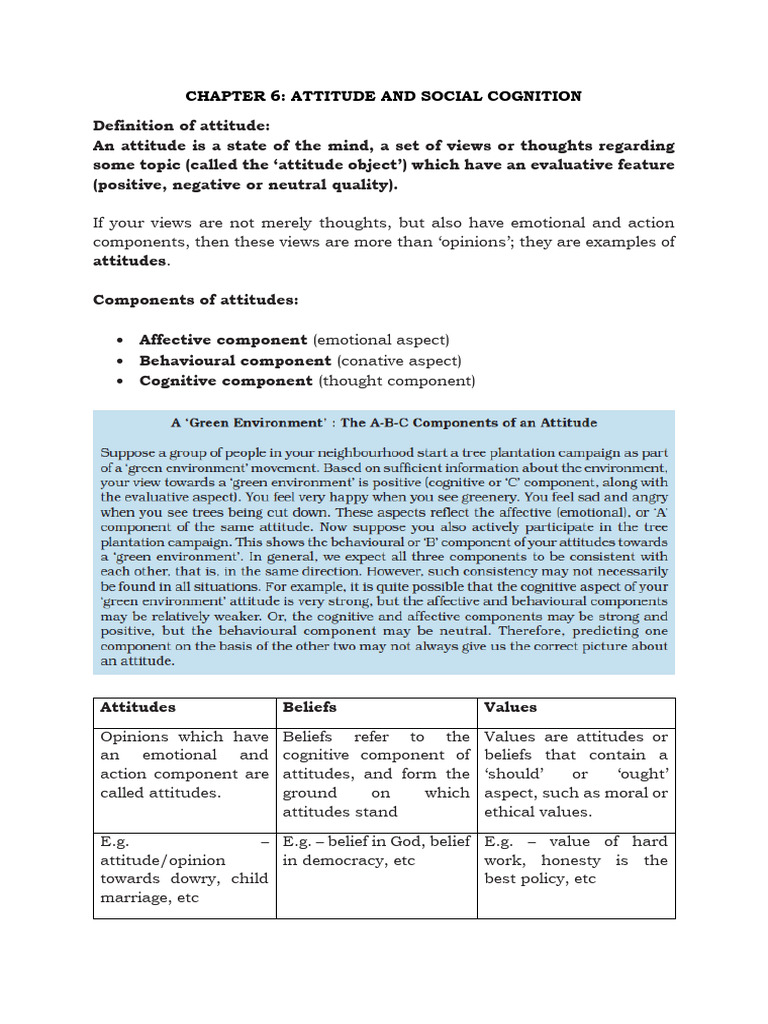 Positive Attitudes in Learning Contexts | PDF | Prejudices | Attitude ...