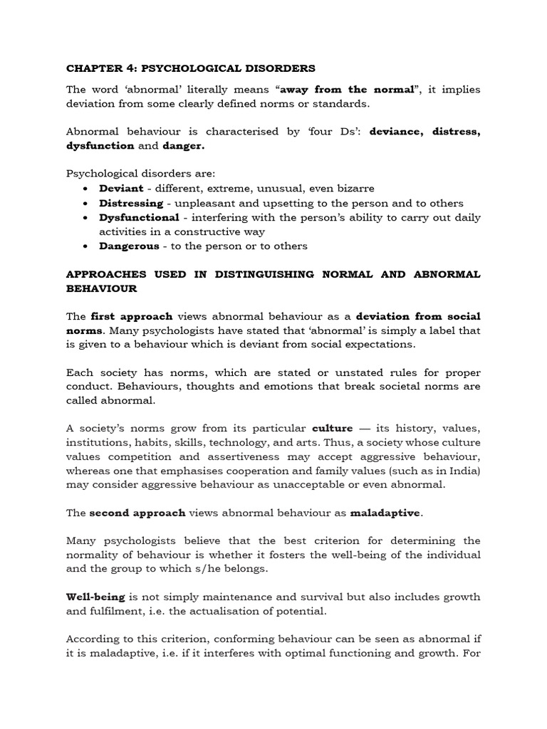 CHAPTER 4 (Complete)-1 | Download Free PDF | Anxiety | Mental Disorder
