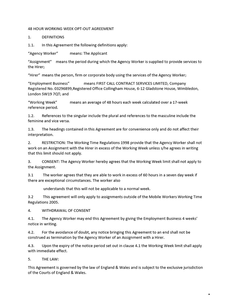 48 Hour Opt Out | PDF