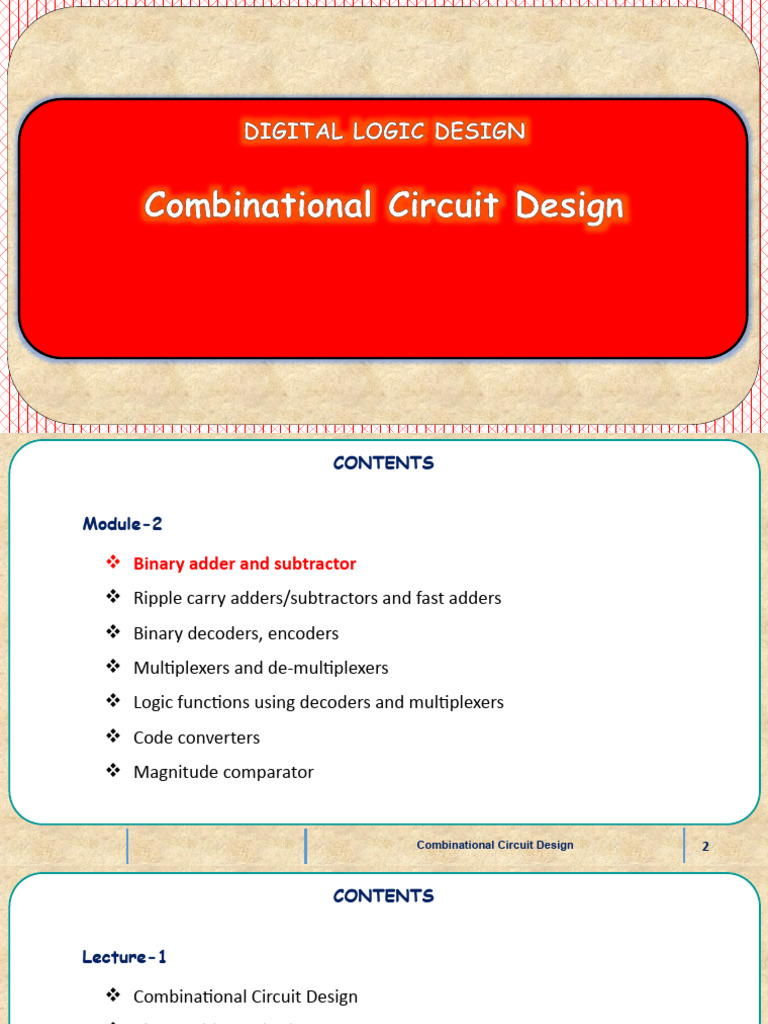 Combinational Logic Lect 1 Download Free Pdf Logic Gate Electronic Design