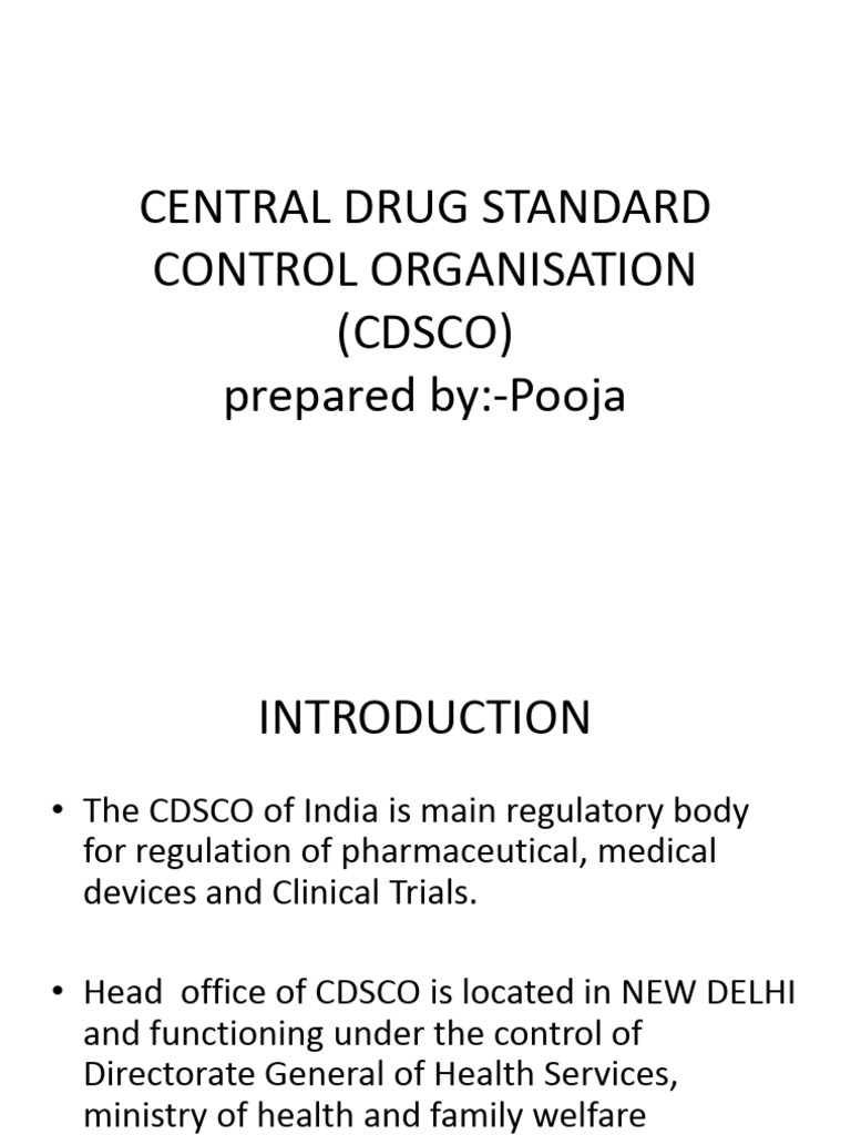 CDSCO | PDF | Clinical Trial | Health Sciences