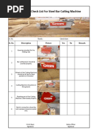 Checklist Sandblasting | PDF | Personal Protective Equipment | Equipment