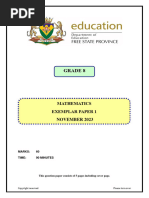 2025 Grade 8 Term 2 Investigation Memorandum | PDF | Numbers | Abstract ...