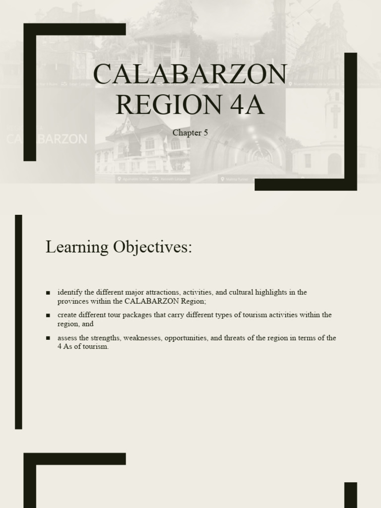 Chapter 8 - Calabarzon Region 4a | PDF | Philippines