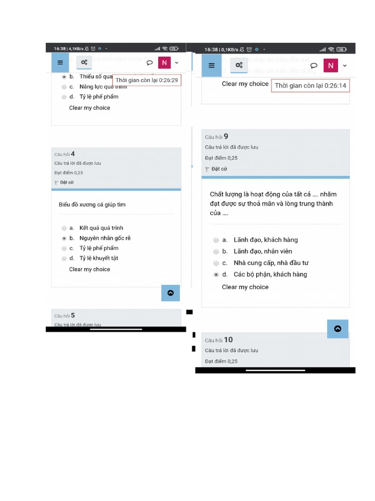 trắc nghiêm QTCL | PDF