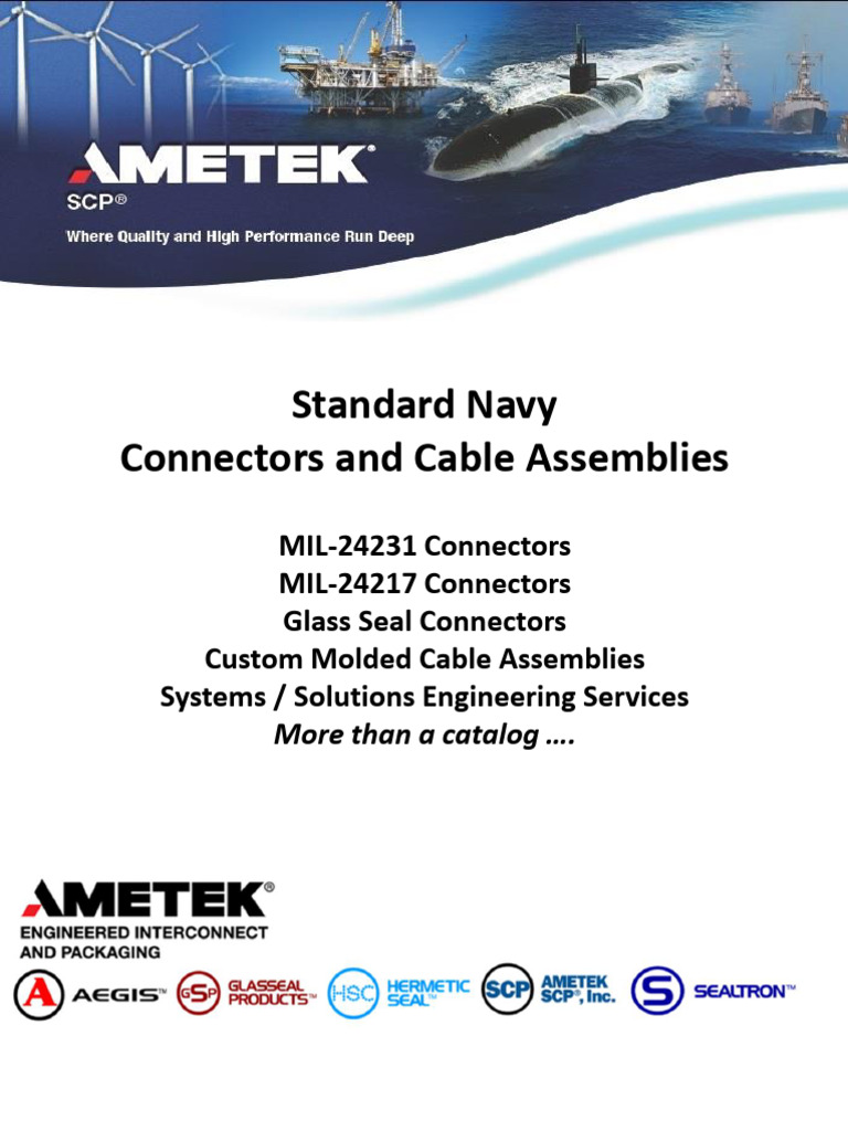 Standard Navy Cable | Download Free PDF | Electrical Connector | Materials