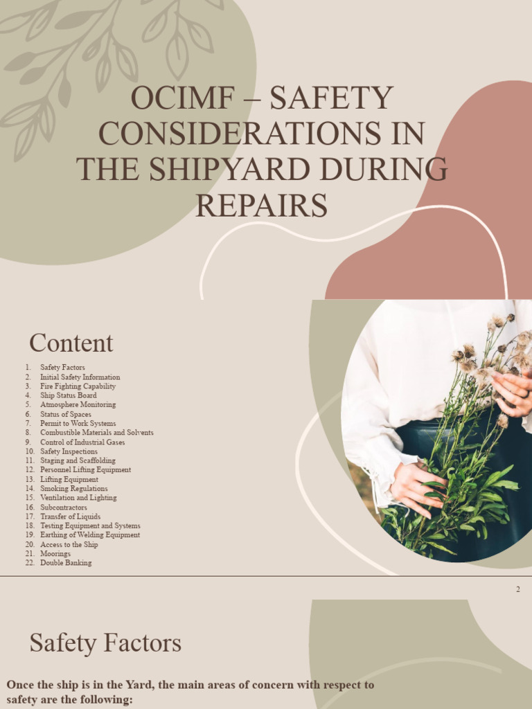 Shipyard Safety Guidelines for Repairs | PDF | Firefighting | Safety
