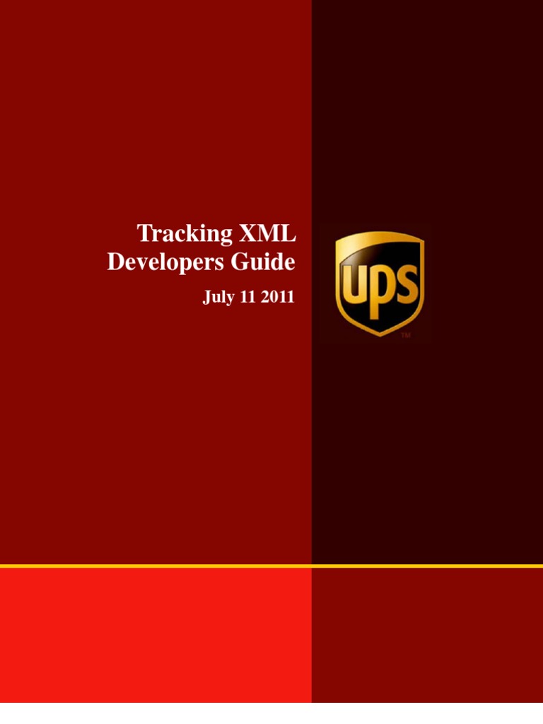 Tracking XML Developers Guide | PDF | Hypertext Transfer Protocol | Transport Layer Security