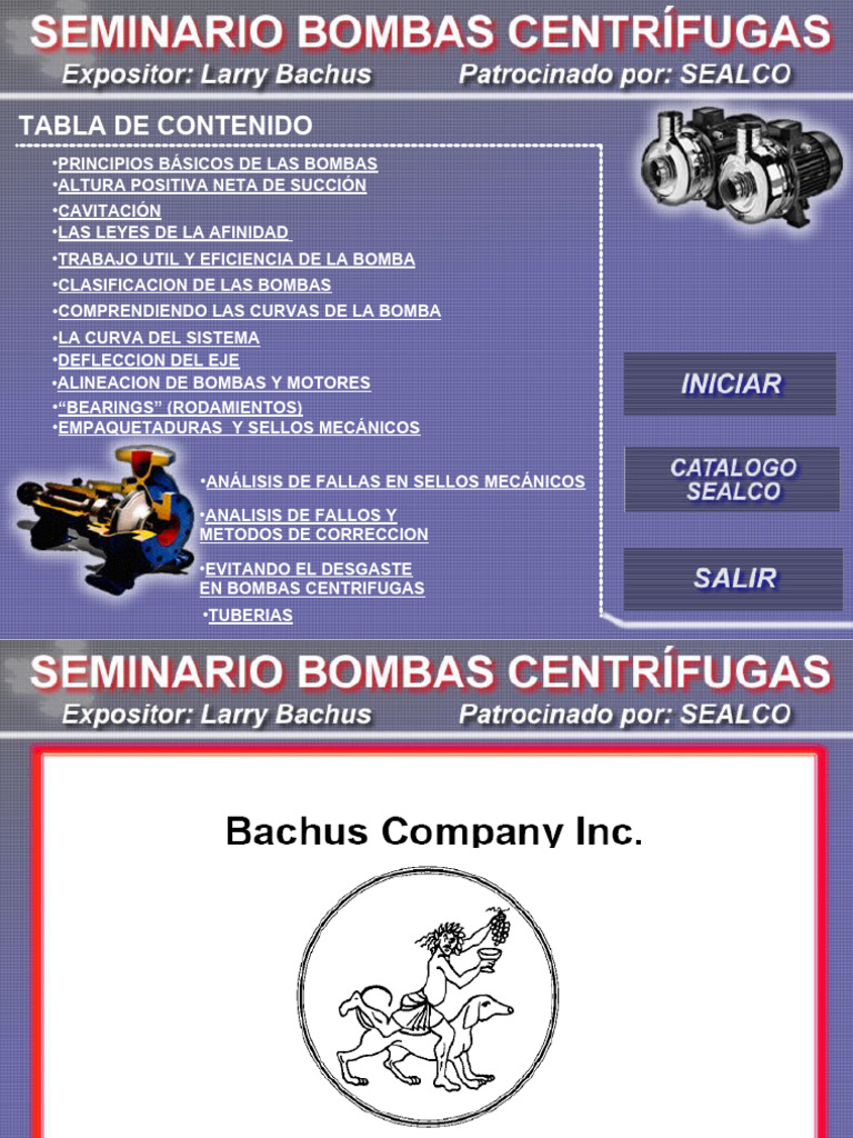 Curso Todo Sobre Bombas Intro Larry Bachus Curso | PDF | Ingeniería ...