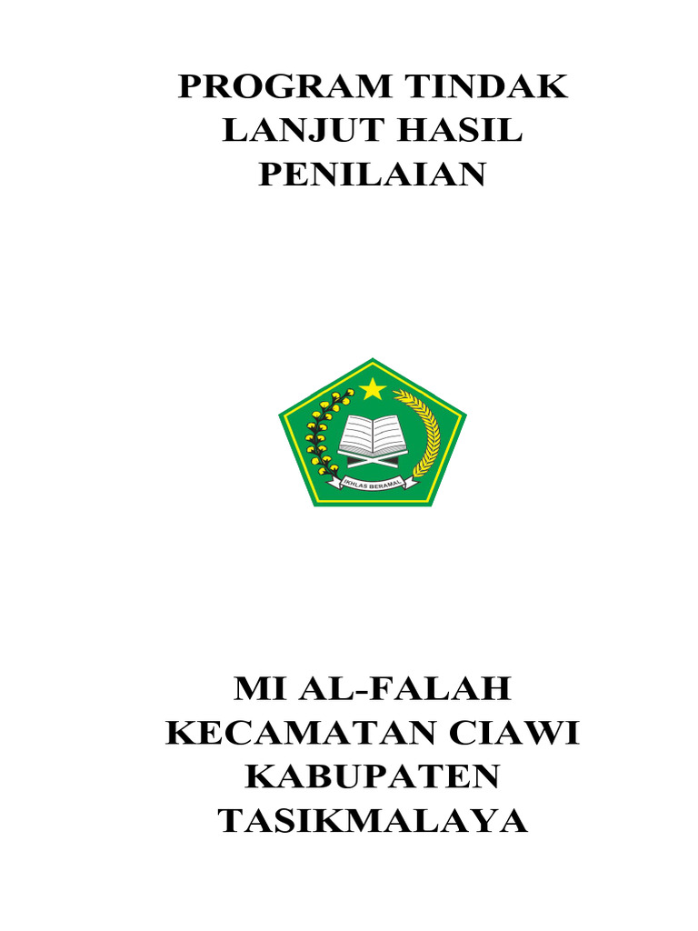 Program Tindak Lanjut Hasil Penilaian | PDF