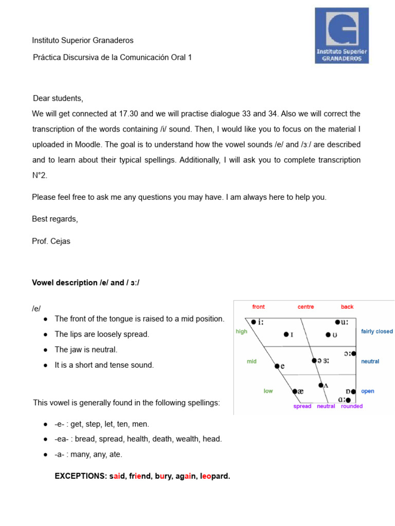 Lesson 17 | PDF | Vowel | Languages