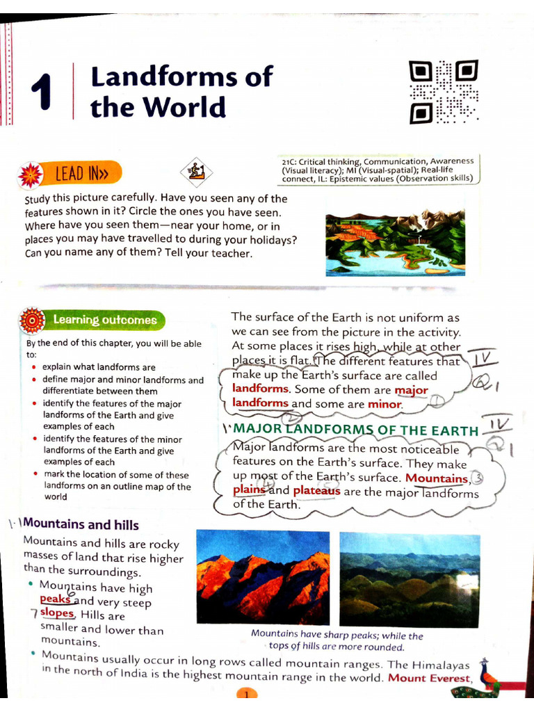 Social - Landforms of The Land | PDF