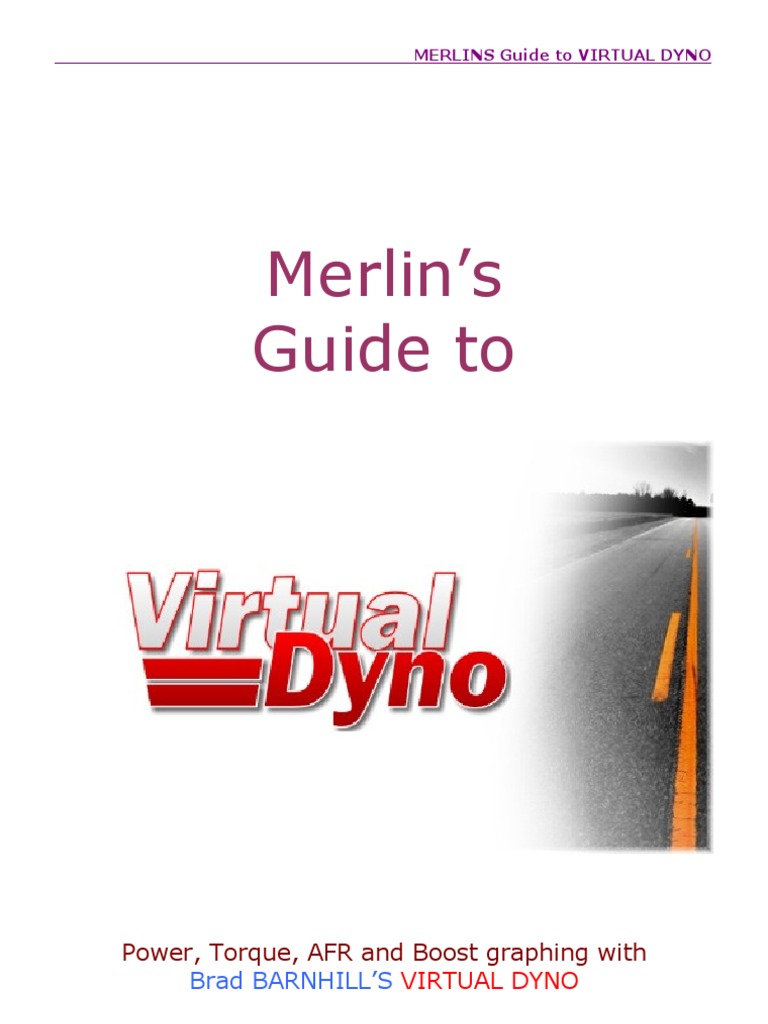 Merlins VIRTUAL DYNO Users Guide - v3 | PDF | Logarithm | Laptop