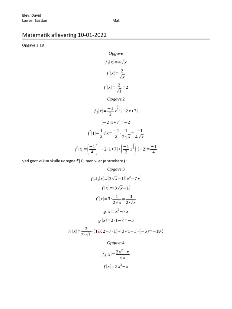 Matematik Aflevering 11 | PDF