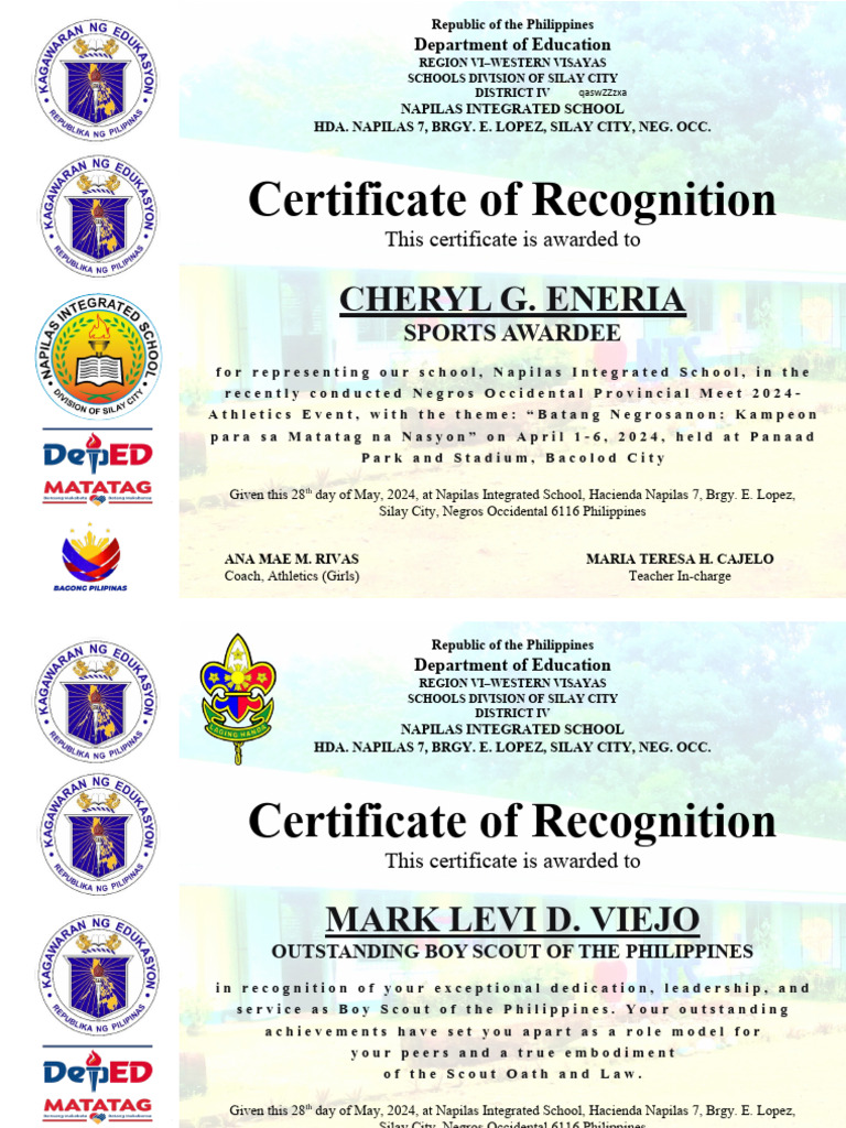 BSP Cert | PDF | Scouting | Patriotic And National Organizations Chartered