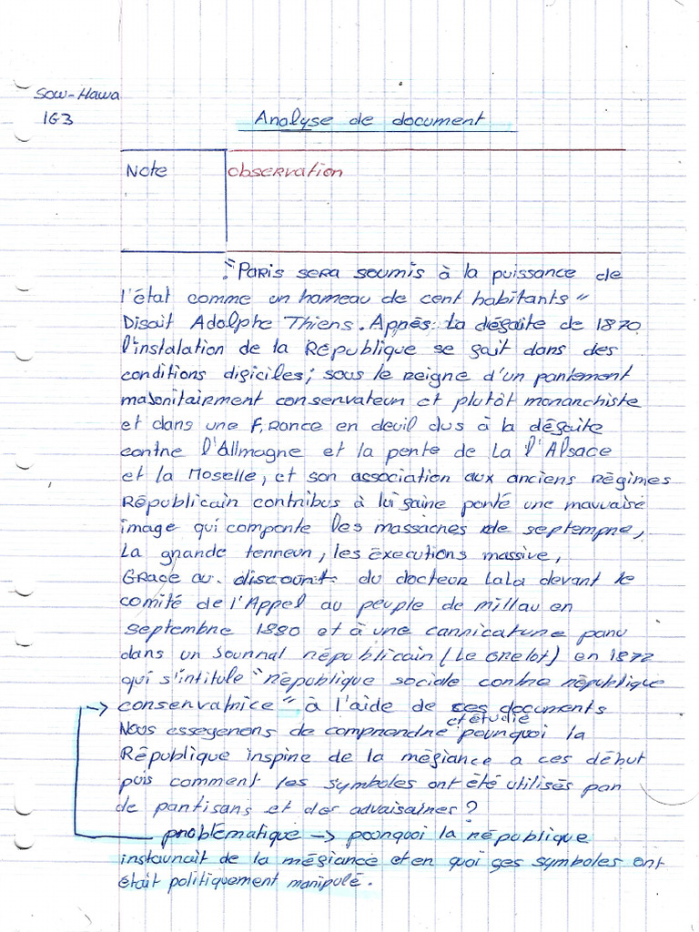 Analyse de Doc Histoire p.1 2 | PDF