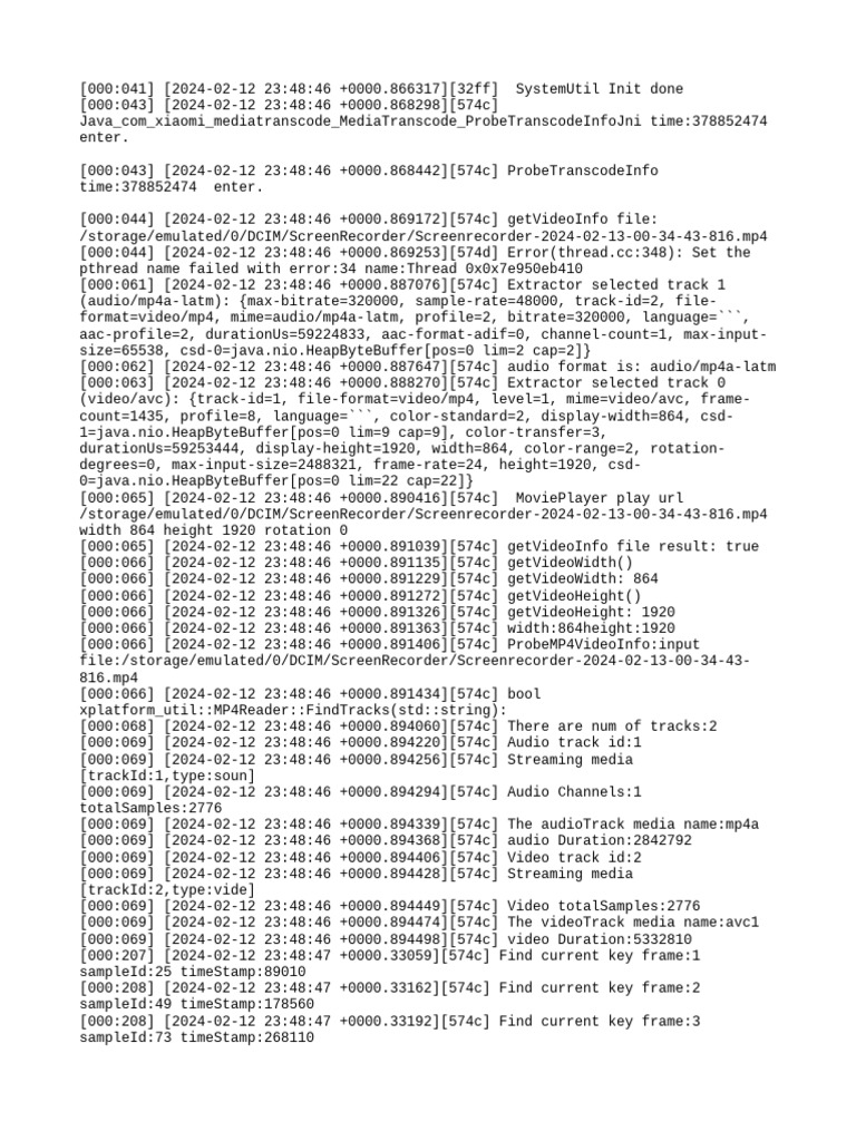 Trace | PDF | Codec | Data Compression