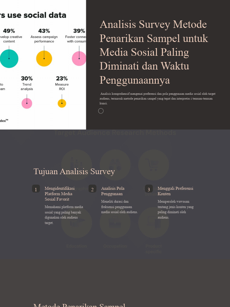 Analisis Survey Metode Penarikan Sampel Untuk Media Sosial Paling ...