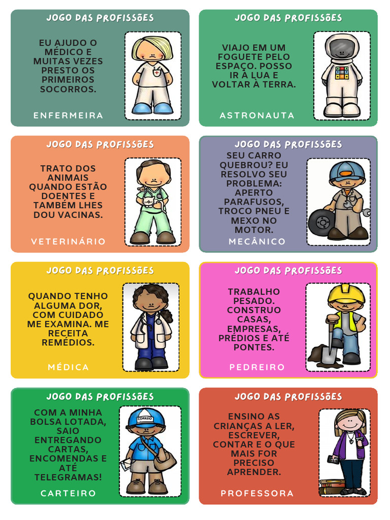 Jogo Das Profissoes PDF | PDF