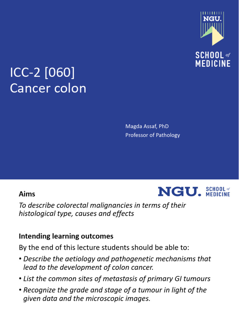 ICC2 [060] Cancer colon_177640c12d42b4ef3476dff625aba648 | PDF ...