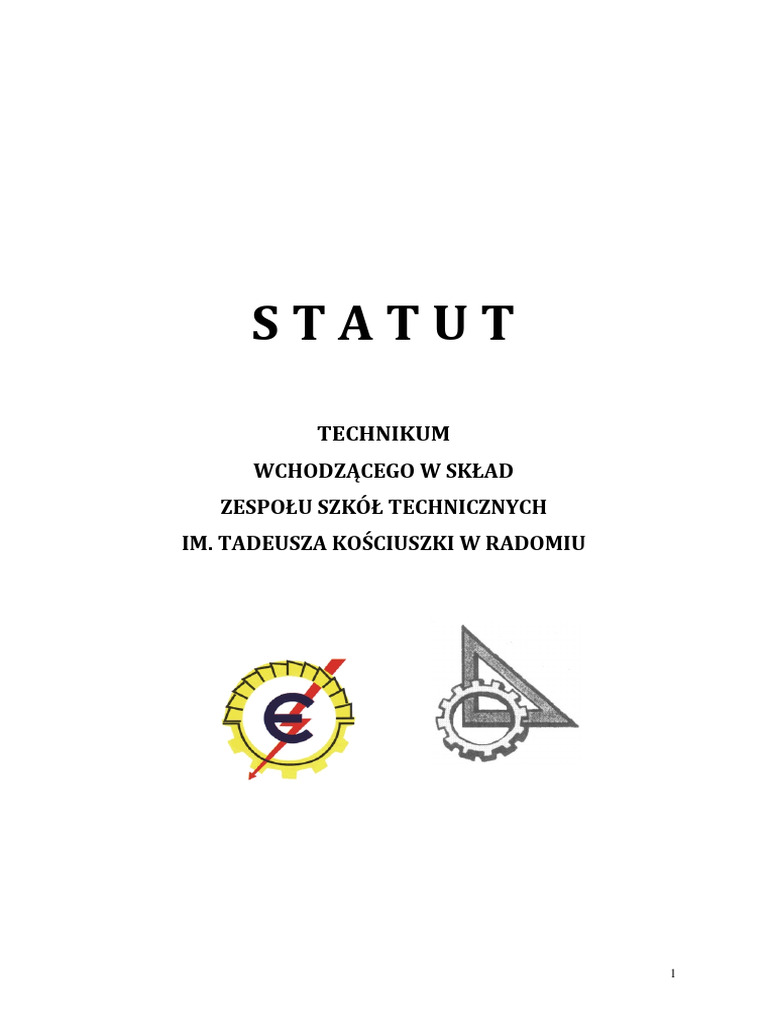 Statut Technikum Od 1.09.22 | PDF