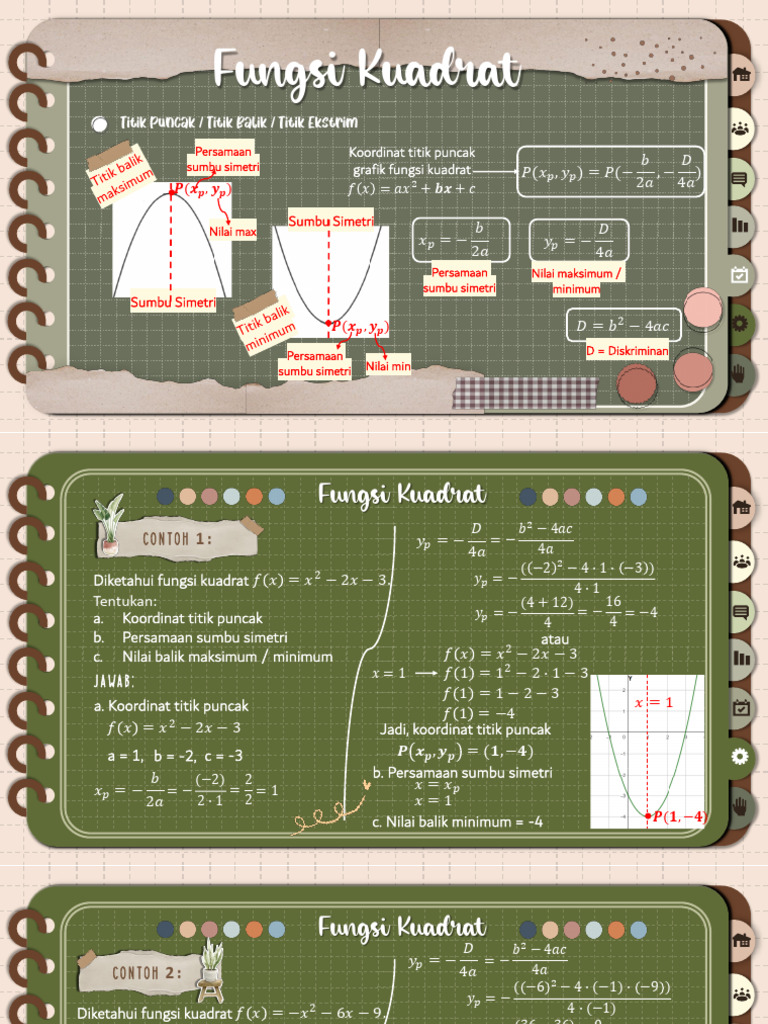 Bab 4 (Fungsi Kuadrat - 2) | PDF | Metode & Bahan Ajar