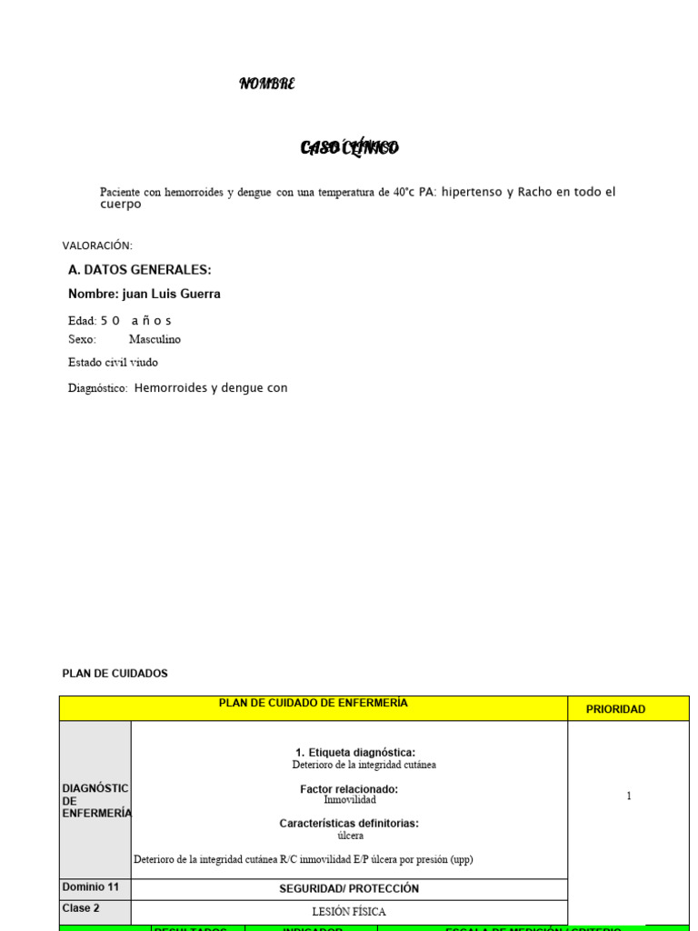 CASO Clinico Adulto Mayor ERIKA | PDF | Medicina | Causas de la muerte