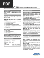 BASF MasterTop 1205 Data Sheet | PDF | Coating | Wear