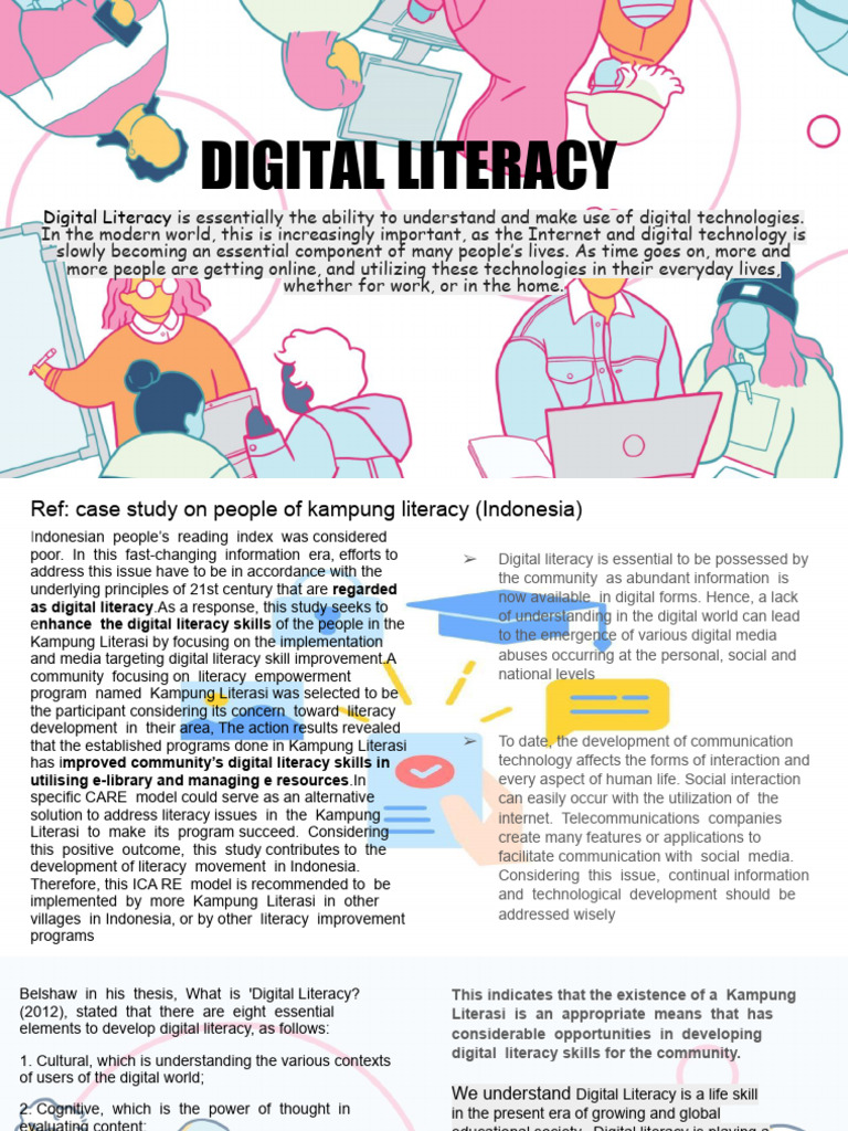 DIGITAL LITERACY | PDF | Literacy | Media (Communication)