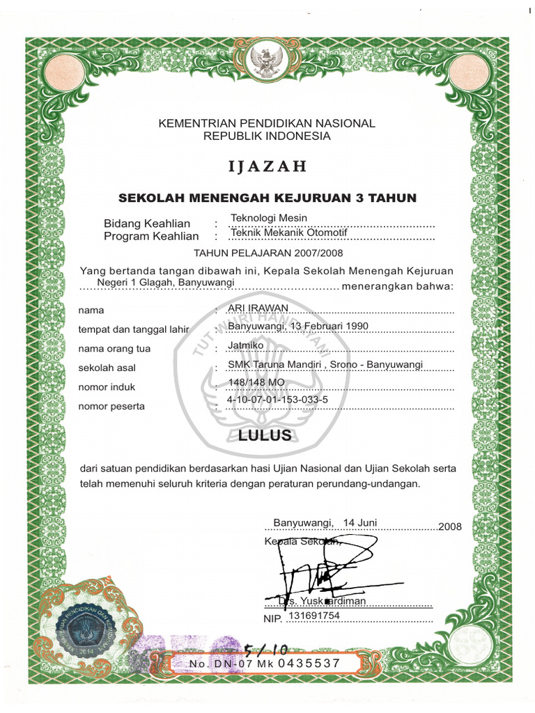 Contoh Blangko | PDF