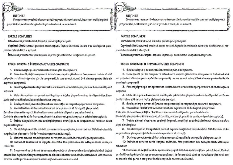 Compunerea Reguli | PDF