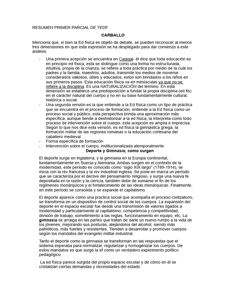 Resumen Primer Parcial de Tedf | PDF | Teoría | Conocimiento