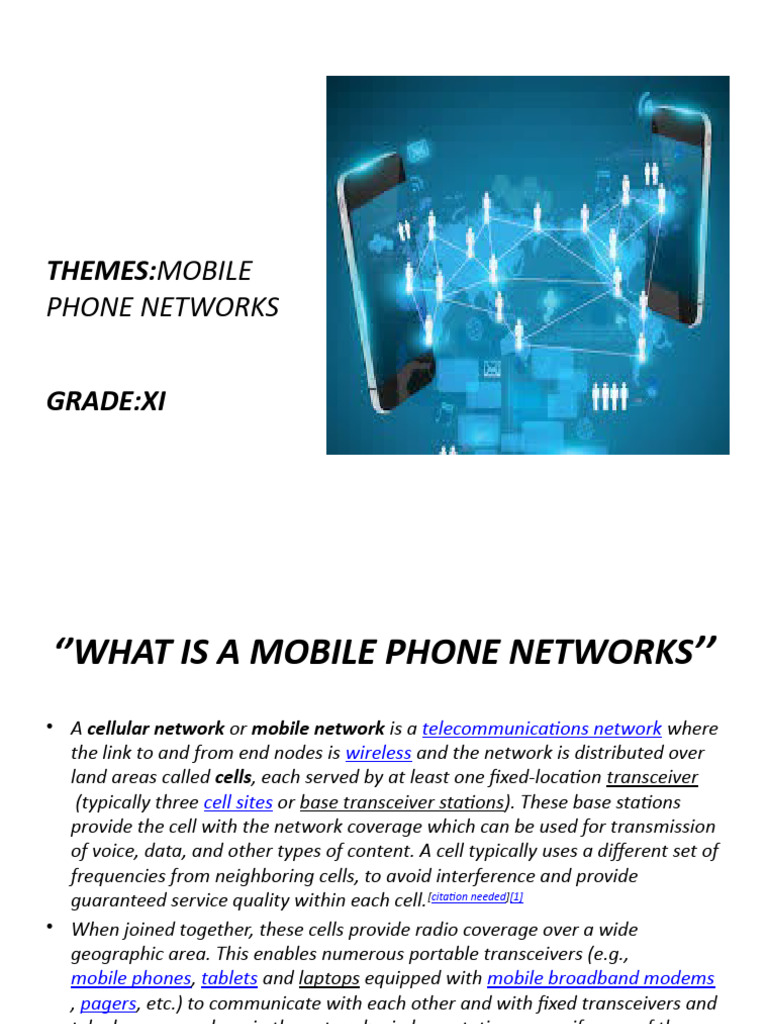 English Projeck | PDF | Cellular Network | Channel Access Method