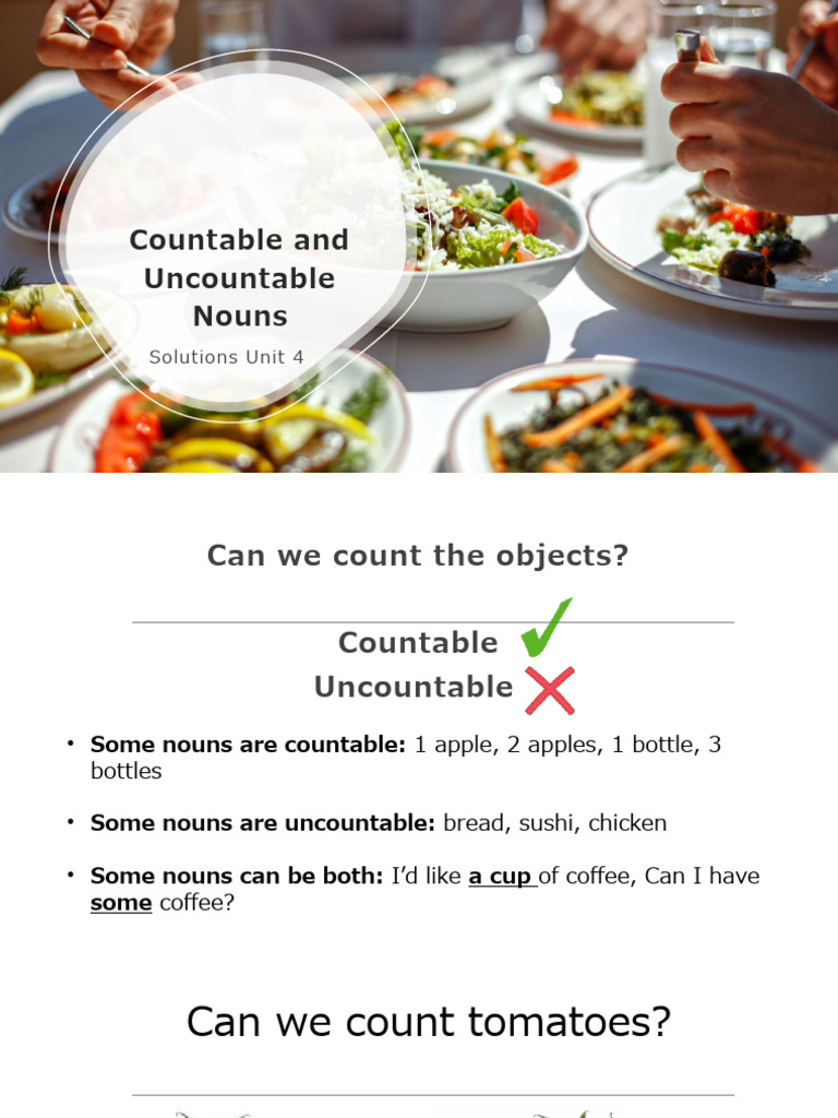 Lesson 3. Countable and Uncountable Nouns and Articles | PDF | Noun ...