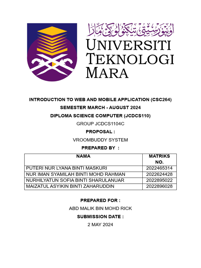 CSC264 PROPOSAL | PDF | Web Development | Computing