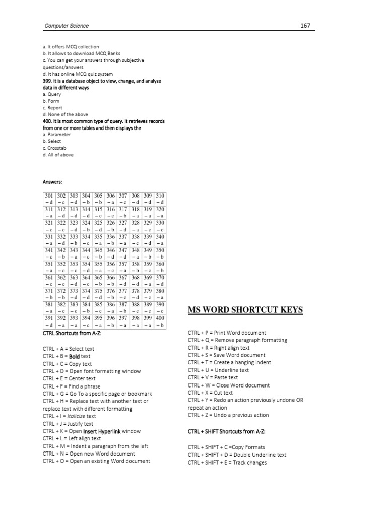 MS Offices Shortcut Keys | PDF | Microsoft Word | Computing