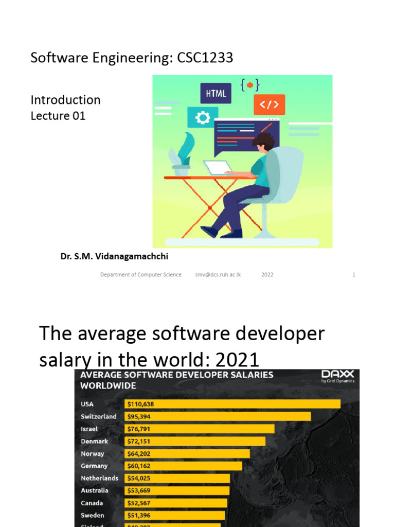 Software Engineering 01 | PDF | Software | Computer Science