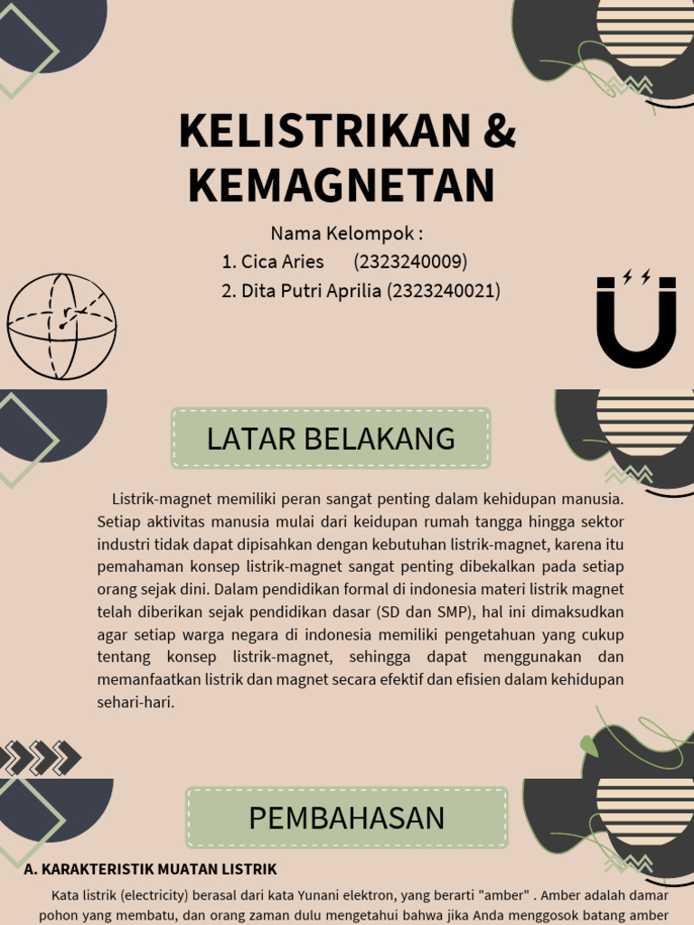 Kemagnetan & Kelistrikan | PDF