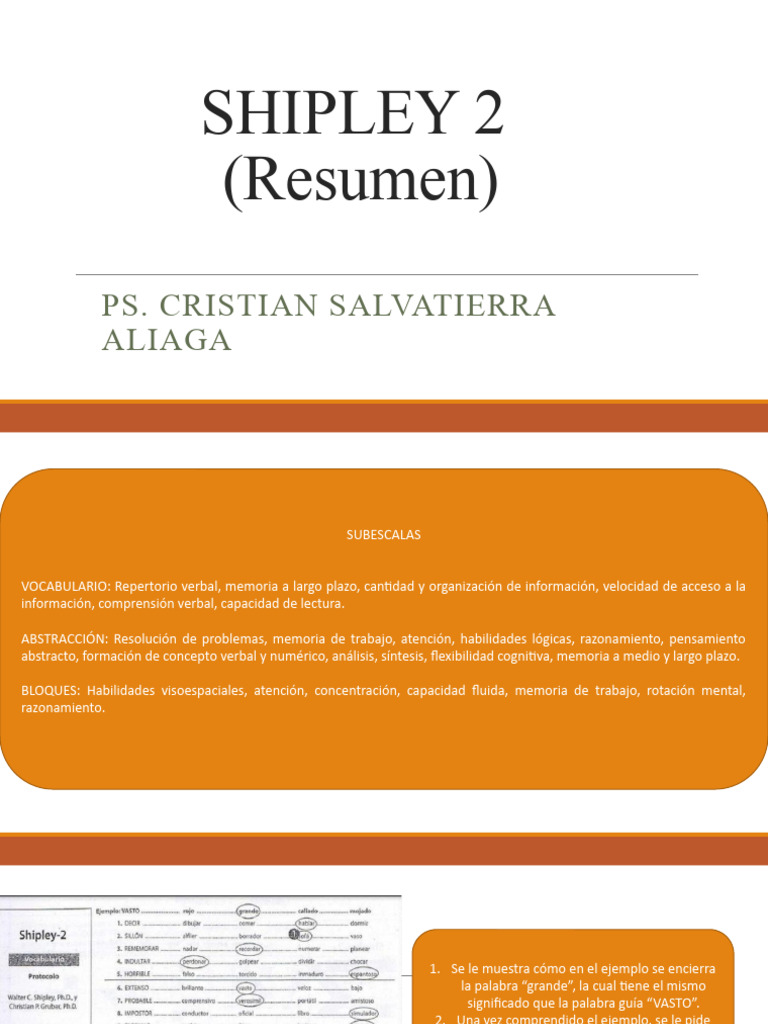 Shipley | PDF | Memoria | Memoria de trabajo