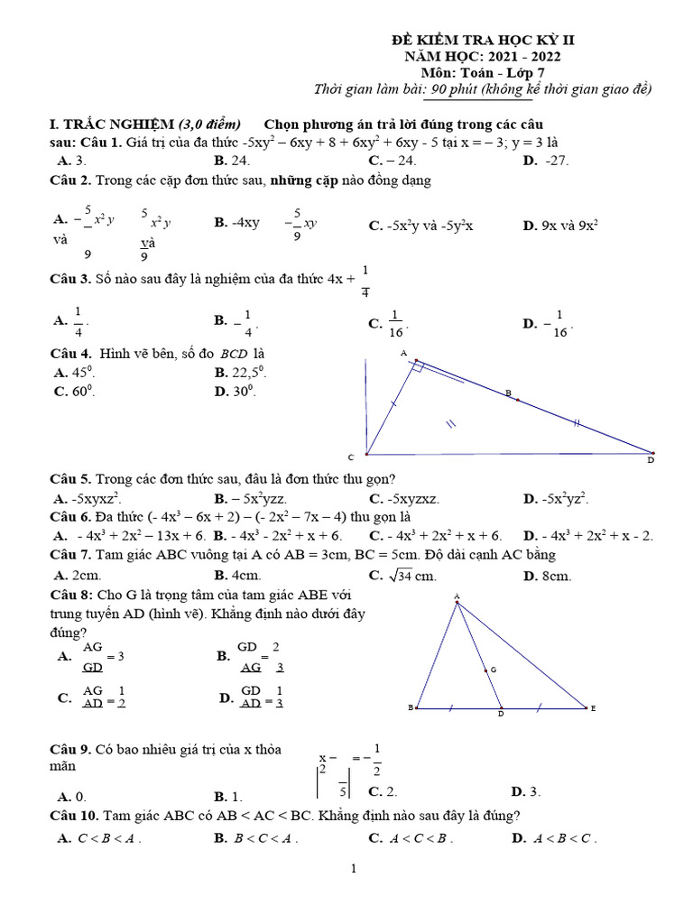 Revise Math 7 | PDF